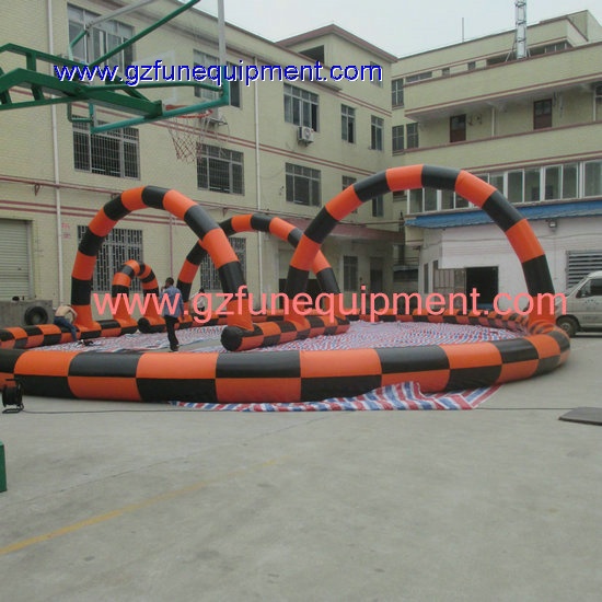 inflatable race tracking/inflatable arena/inflatable pitch