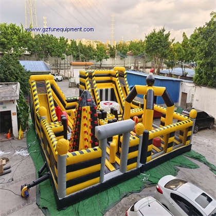 Mechanical engineering inflatable amusement park with EN14960 Test ...