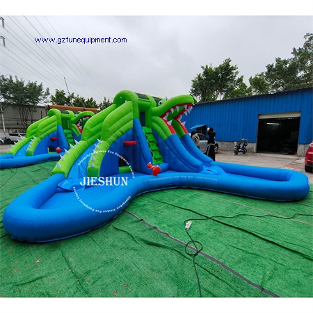 Big hippopotamus inflatable slides with EN14960 Test report factory ...